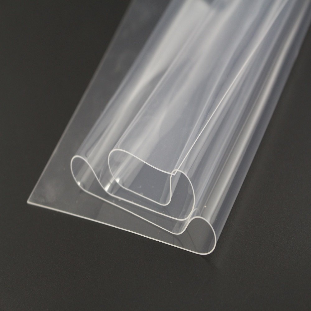 LMS Heat Resistant Thin Transparent Silicone Rubber Sheet High Temperature 300x370x0.2mm