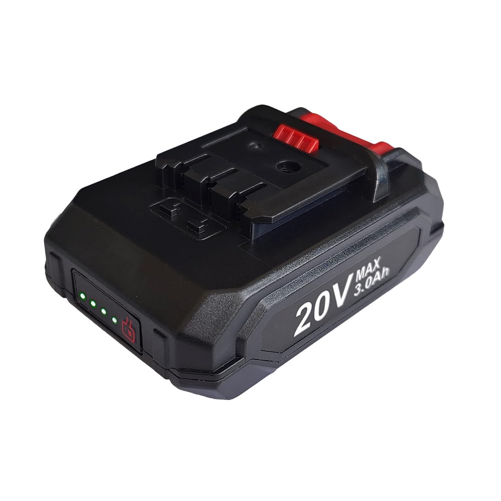 hogardsujia 20V 3000mAh Lithium-Ion Battery Replacement for KIMO 20V Battery, Compatible with KIMO 20V Drill Driver, Leaf Blower, Angle Grinder, Reciprocating Saw, Oscillating Tool, Brad Nailer