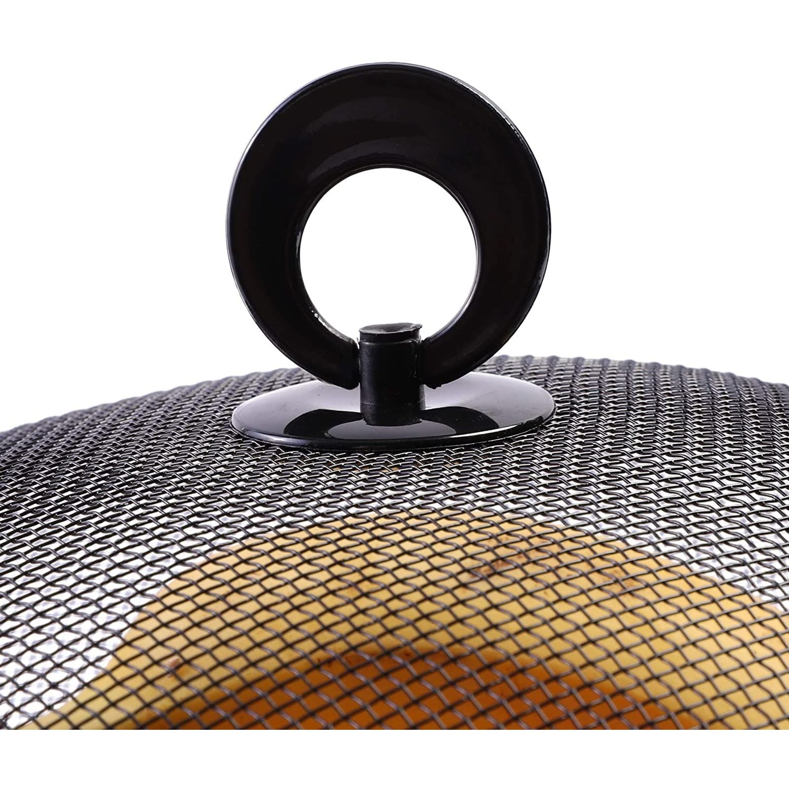 Juvale 2 Pack Black Mesh Fruit Baskets with Lids for Fruits, Restaurant Kitchen Produce Containers (10 In)