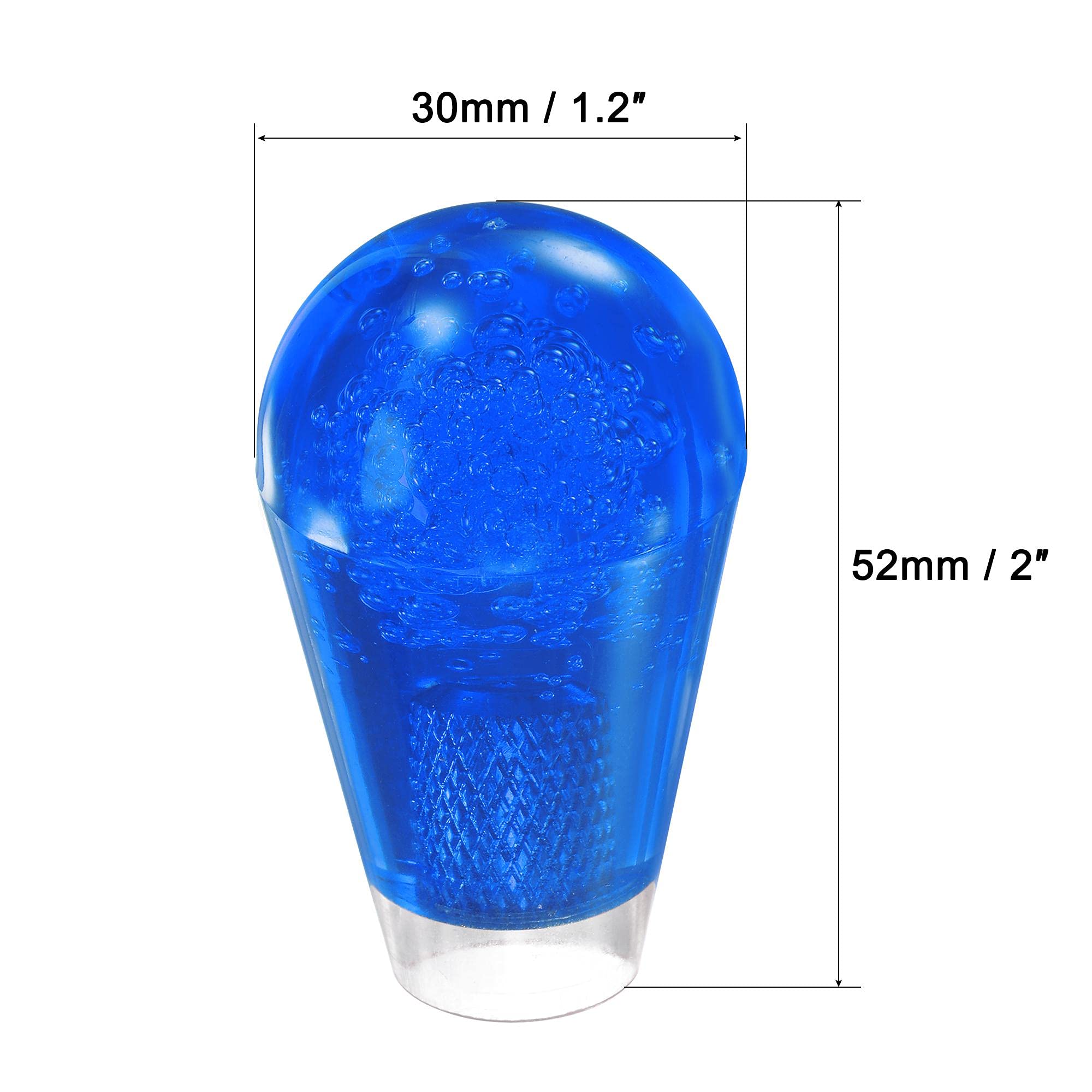 uxcell Ellipse Oval Joystick Head Rocker Ball Top Handle Arcade Game Replacement Yellow Blue