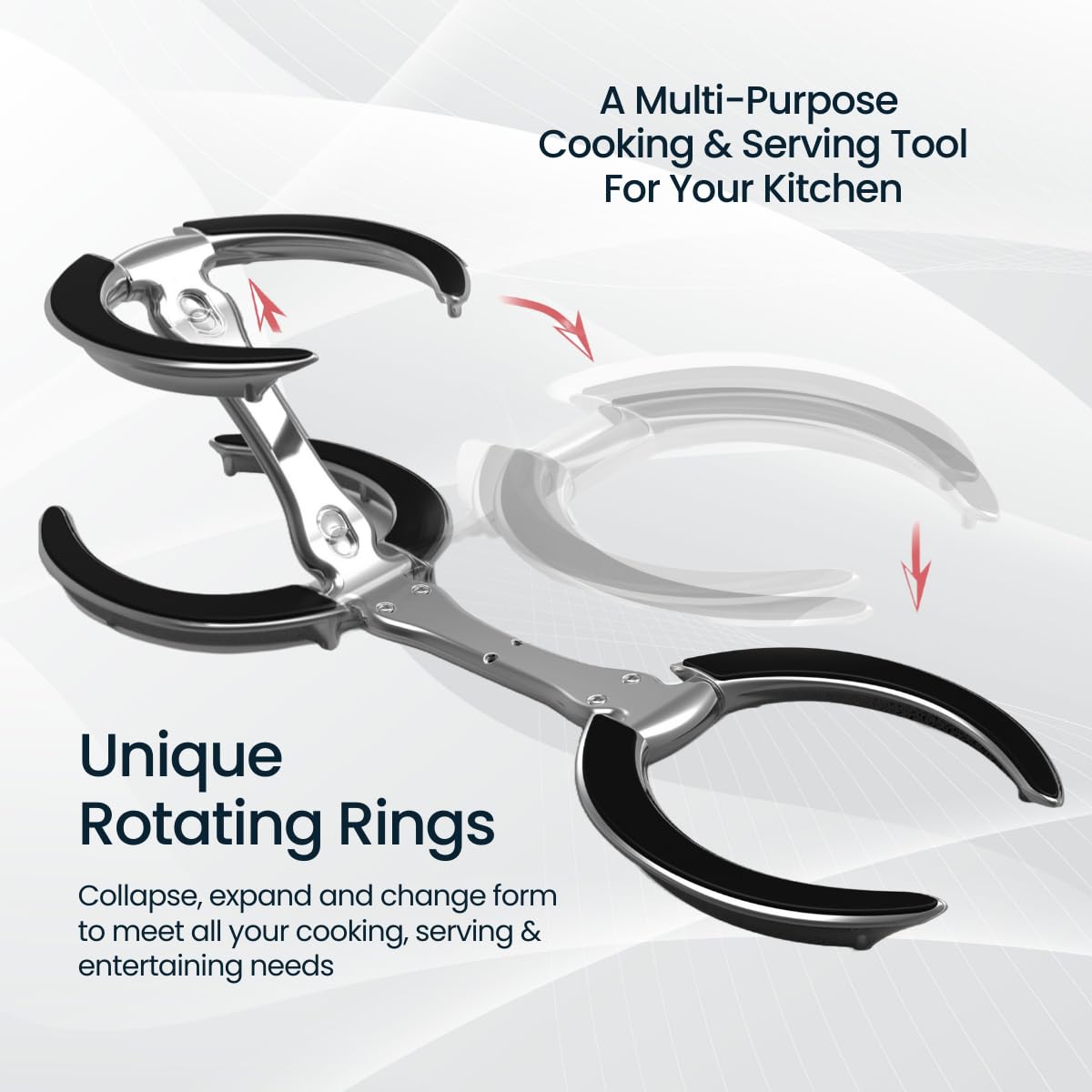 Trivae Unique Patented Pan Lid, Utensil and Pot Holder, Dish / Cake Serving Stand and Trivet All-in-1 for The Kitchen Lover