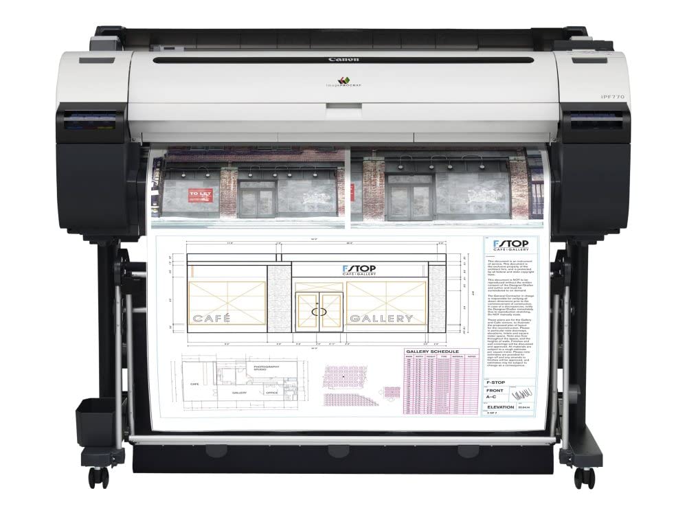 Canon imagePROGRAF iPF770 Inkjet Large Format Printer - 914.40 mm (36") - Colour - 5