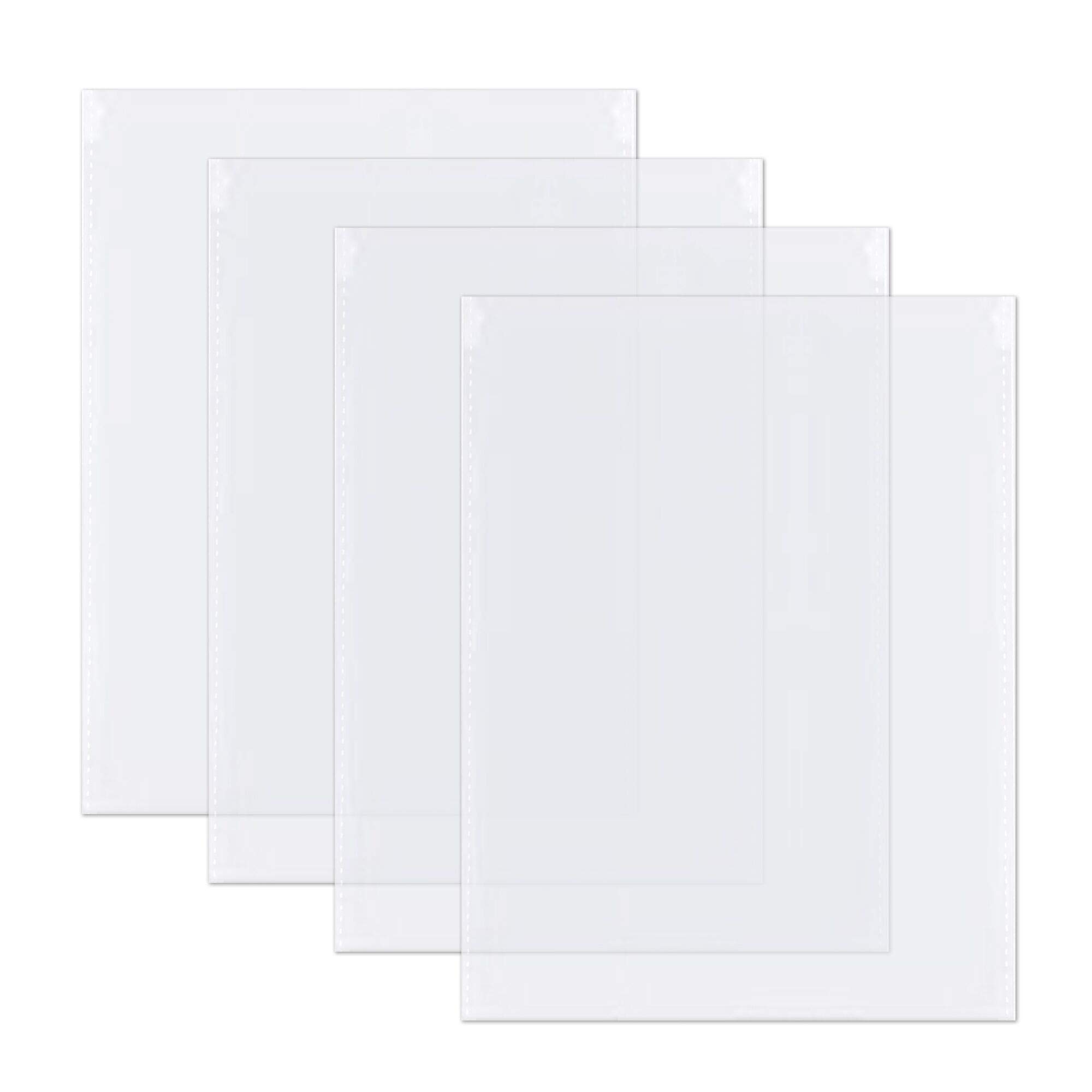 KnR Harmony Clear Cellophane Bags 12x18'' 100pcs Flat Plastic Open Poly Bags 1.4mils for Bakery Candy Cookie Gift Packaging Decoration