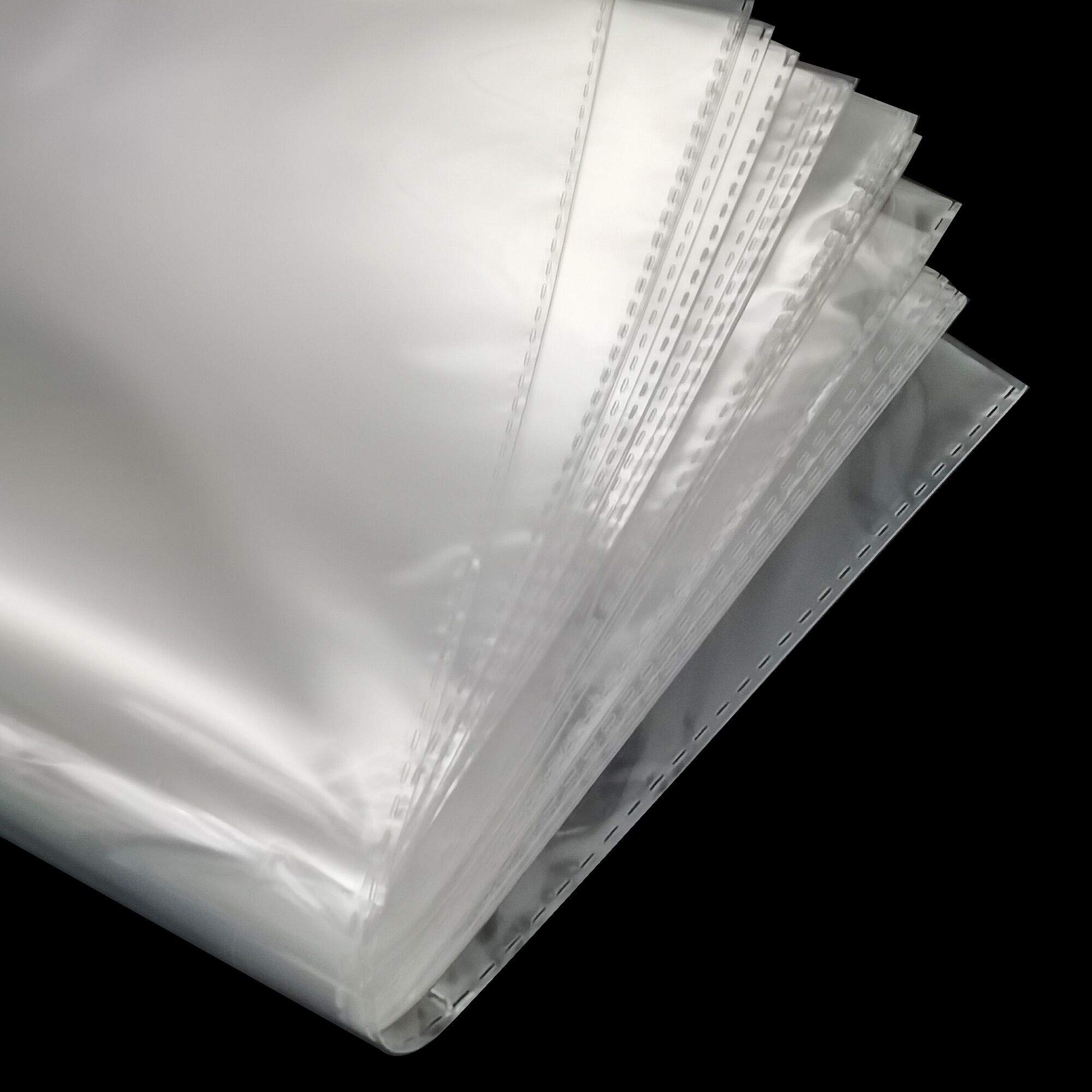 KnR Harmony Clear Cellophane Bags 12x18'' 100pcs Flat Plastic Open Poly Bags 1.4mils for Bakery Candy Cookie Gift Packaging Decoration