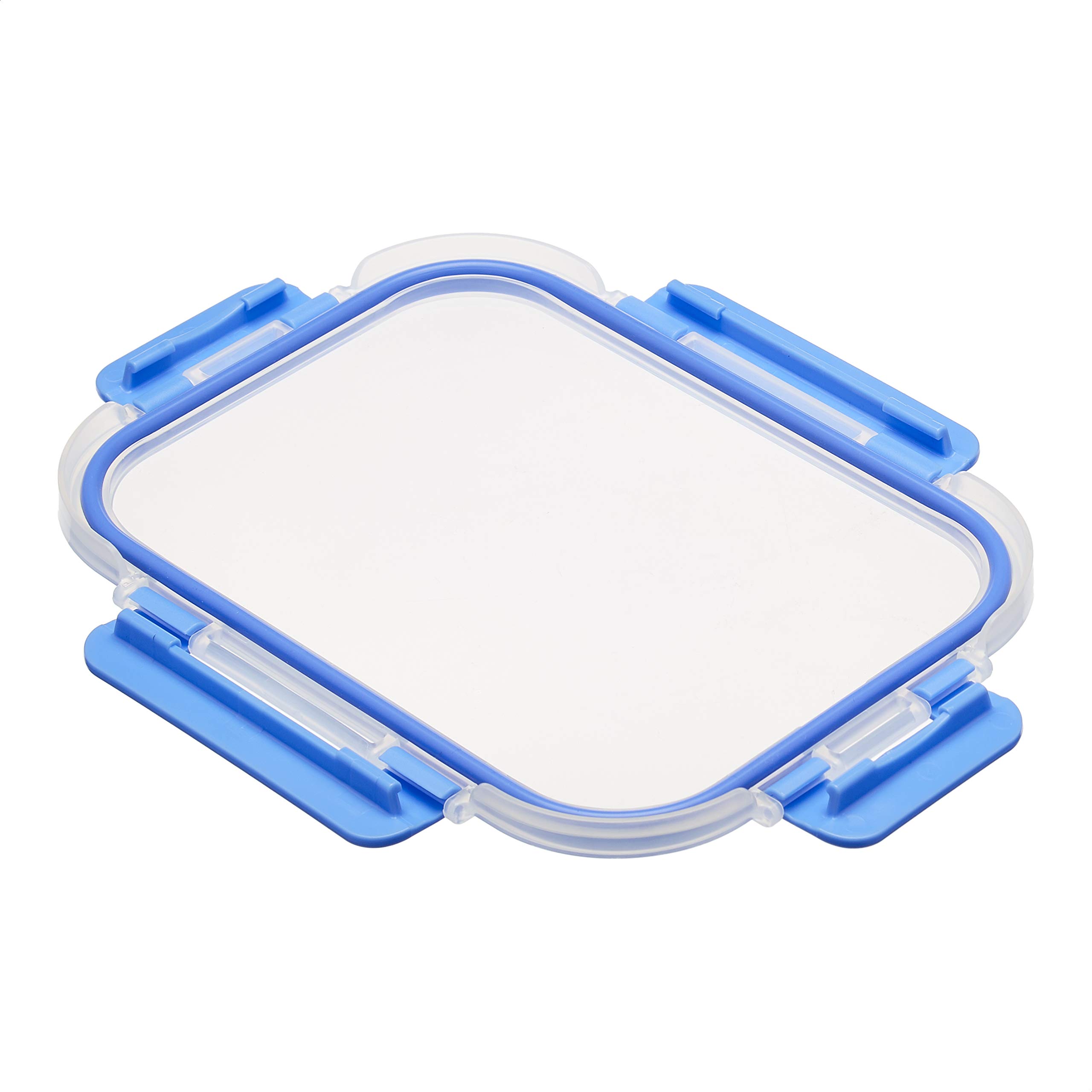 Amazon Basics Glass Food Storage Container with BPA-Free Locking Lid - Set of 14