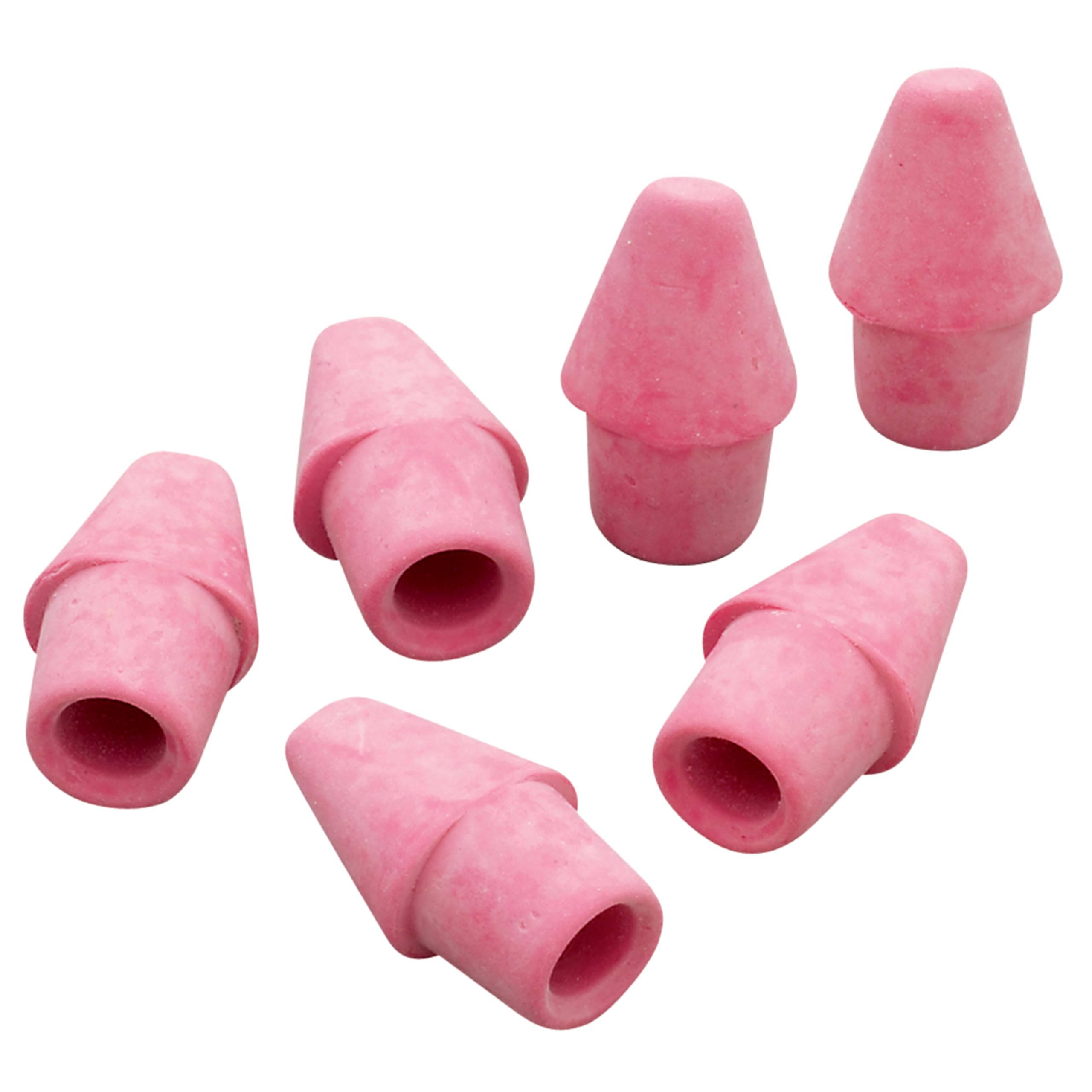 Paper Mate 73015 Arrowhead Pink Pearl Cap Erasers, 144 Count
