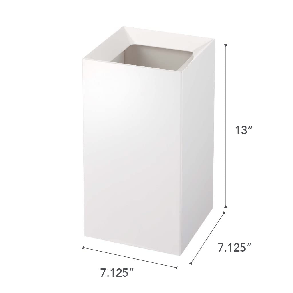 Yamazaki Home Trash Can, One Size, Brown