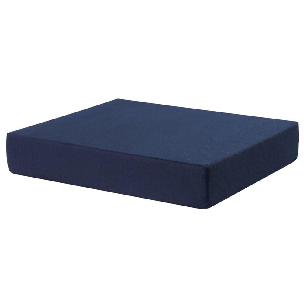 Sammons Preston Wheelchair Foam Cushion, 16" x 16" x 2", Wheelchair Accessory, Comfortable Seat Pad with Removable Washable Cover, Foam Support Pad, Lower Back, Tailbone, and Sciatica Pain Relief
