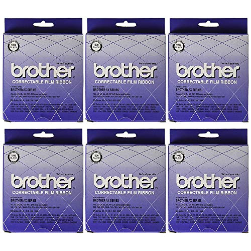 6 Pack 1030 Correctable Film Ribbon, Black by BROTHER INTL. CORP. (Catalog Category: Computer/Supplies & Data Storage / Ribbons / Typewriter)