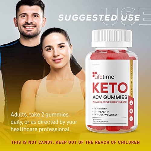 Nutrixpress (1 Pack) Lifetime Keto ACV Gummies- New Life time Keto Apple Cider Vinegar Gummys, LifetimeKeto + ACV Advance Formula, Lifetime Plus, Review, 30 Days Supply.