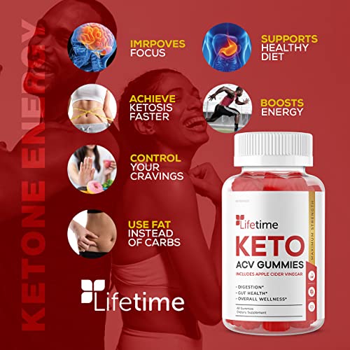 Nutrixpress (1 Pack) Lifetime Keto ACV Gummies- New Life time Keto Apple Cider Vinegar Gummys, LifetimeKeto + ACV Advance Formula, Lifetime Plus, Review, 30 Days Supply.
