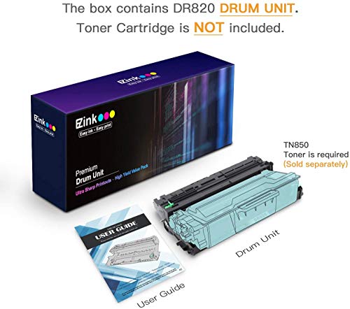E-Z Ink (TM Compatible Drum Unit Replacement for Brother DR 820 DR820 DR-820 Compatible with MFC-L5900DW HL-L6200DW HL-L5100DN MFC-L5800DW MFC-L5700DW HL-L5200DWT MFC-L6700DW HL-L5200DW (2 Drum Unit)