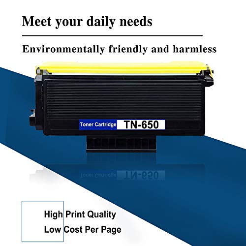2 Pack TN-650 TN650 Black High Yield Toner Cartridge Replacement for Brother DCP-8060 8065DN 8080DN 8085DN MFC-8370 8460N 8470DN 8670DNÂ 8860DN 8870DW 8480DN 8880DN 8680DN 8690DN 8660DN 8890DW Printer.