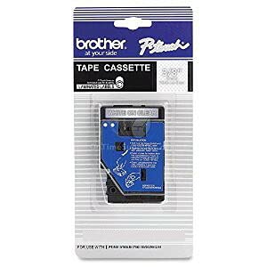 3/8" (9mm) White on Clear TC Tape for Brother PT-10, PT10 Label Maker
