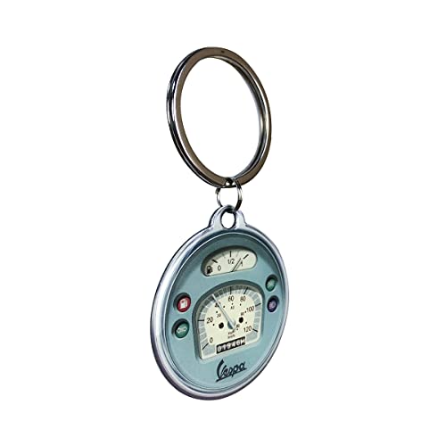Nostalgic-Art 48030 Vespa - Tacho, Key Chain Round 4 cm,vintage design, Vintage Design, 4cm, Keyring