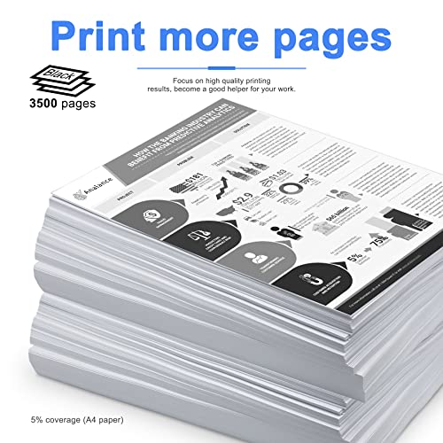 UOTYUE Compatible TN760 TN-760 High Yield Toner Cartridge Replacement for Brother 760 to use with MFC-L2750DW MFC-L2710DW DCP-L2550DW Printer(1Pack 3,500 Pages Yield)