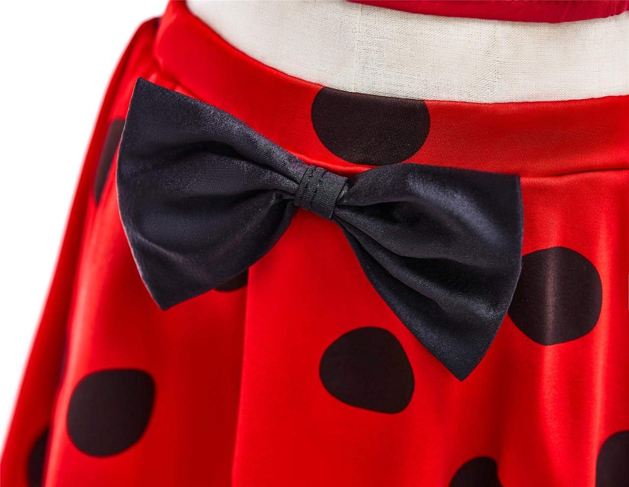 Lito Angels Toddler Girls Ladybug Polka Dots Swimsuit Bathing Suit Poolside Swimwear Tankini Two Piece Set Size 4T