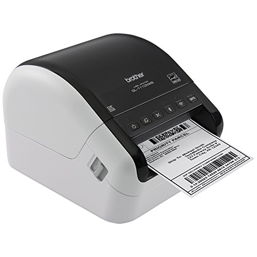Brother QL-1110NWB Wide Format, Postage and Barcode Professional Thermal Label Printer with Wireless Connectivity (Renewed)