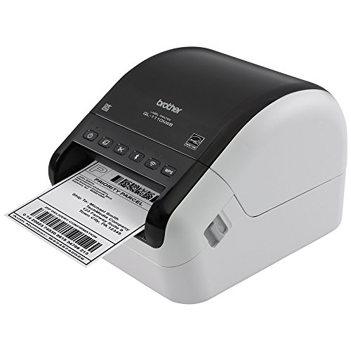 Brother QL-1110NWB Wide Format, Postage and Barcode Professional Thermal Label Printer with Wireless Connectivity (Renewed)
