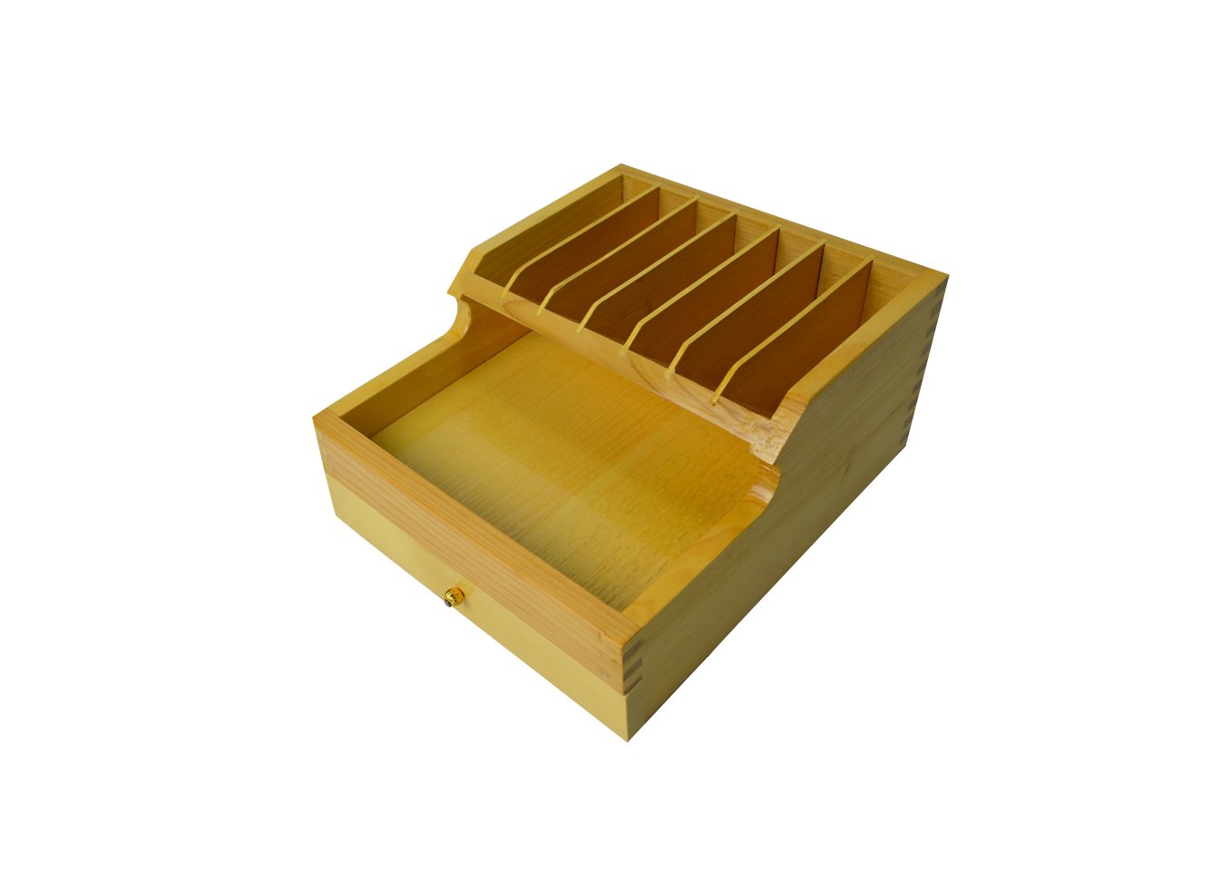 PMC Supplies LLC 3-3/4" x 6-1/2" x 7-1/2" Wooden Plier Rack Organizer w/ Drawer Jewelry Making Storage Bench Tool