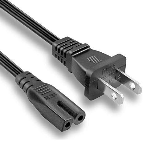 Cable Nahao AC Power Cable Cord Compatible with Vizio/Sharp/Sanyo/Emerson LED TV; Brother Sewing Machine STAR120E, STAR130E, STAR140E, XL3000, SQ-9000, XR1300, XR1355, XR-4000, XR-7700, XR-9000