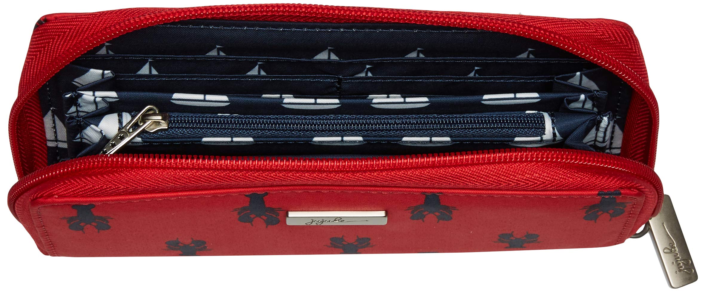 JuJuBe Be Spendy Zippered Wallet, Coastal Collection - Cape Cod