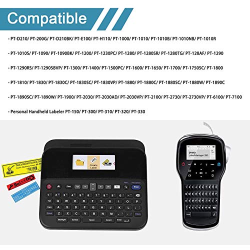 9V AC Adapter Power for Brother P-Touch PT-D210 PTD 210 PT-D200VP PTH110 Label Maker, Brother AD-24 AD-24ES AD-20 AD-30 (6 Feet)