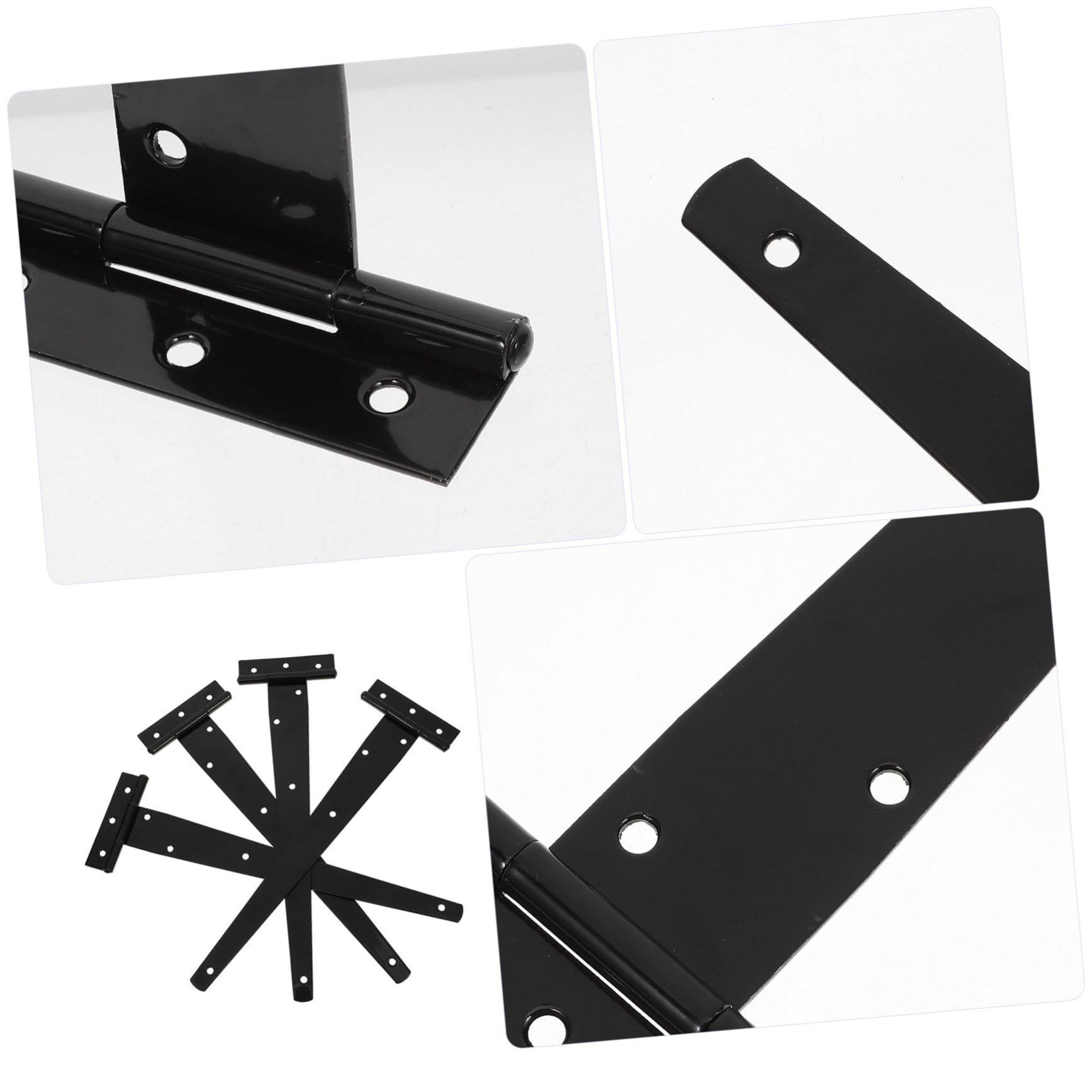 4pcs Gate Hinge T Shape Hinges Heavy Duty Hinges 8 Inches Door Hinges Furniture Hinges