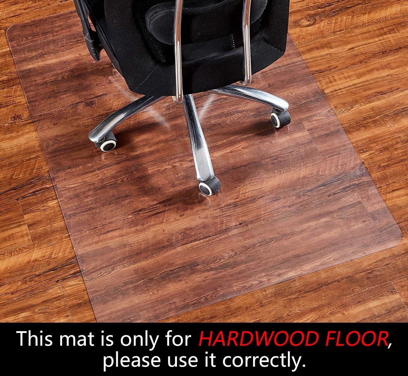 Office Chair Mat, 47"×59"-2mm Thick, Chair Mat for Hardwood Floor, Desk Chair Mat, Floor Protectors for Office Chairs, Office Mat, Office Mats for Rolling Chairs