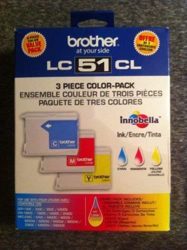 Brother Lc51cl 3 Piece Color-pack Innobella
