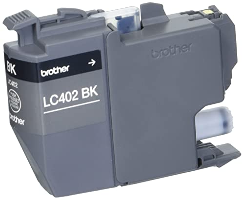Brother Genuine LC402 2PK 2-Pack of Standard Yield Black Ink Cartridges