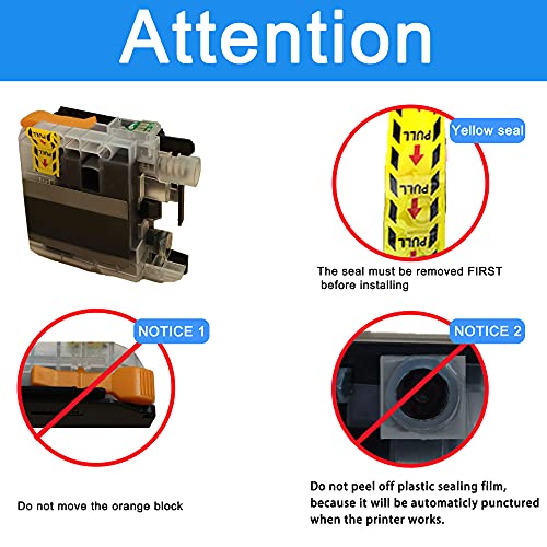 LCL Compatible Ink Cartridge Replacement for Brother LC20E LC20EBK XXL MFC-J5920DW MFC-J985DW MFC-J775DW (2-Pack Black)