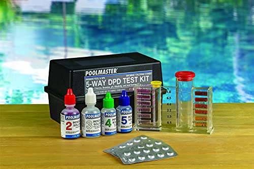 Poolmaster 22272 5-Way Test Kit with DPD Tablets and Case - Premier Collection