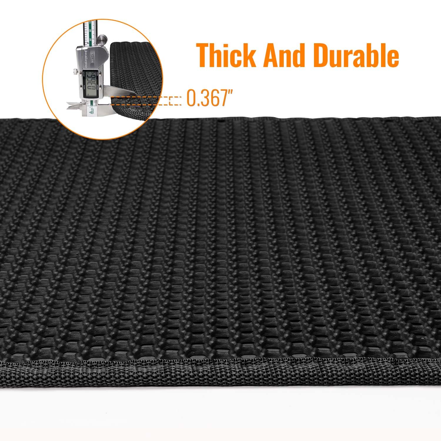 Conlun Cat Litter Mat Kitty Litter Trapping Mat 25” x15” Honeycomb Double Layer, Urine Waterproof, Easier to Clean, Litter Box Mat Scatter Control, Less Waste, Soft on Paws, Non-Slip