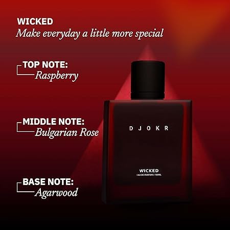 Wicked Perfume For Men 100 ml | Eau De Parfum | Premium Luxury Long Lasting Fragrance Spray | 100ml