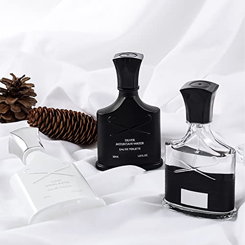 zjchao 3pcs Men Perfume, 30ml Light Mild Long Lasting Fragrance Cologne Perfume Eau de Toilette Sprayer for Male