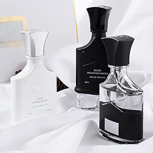 zjchao 3pcs Men Perfume, 30ml Light Mild Long Lasting Fragrance Cologne Perfume Eau de Toilette Sprayer for Male