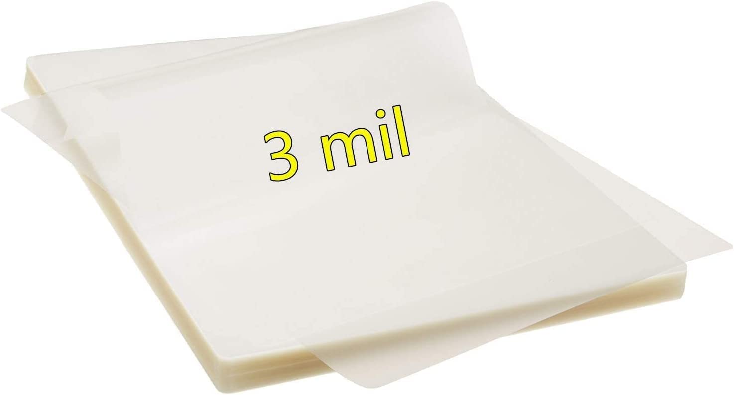 RyhamPaper Thermal Laminating Pouches, Laminating Sheets 9 x 11.5 Inches Letter Size 3 mil, 500 Pack Laminator Sheets for Sealed Document, Cards, Clear Laminated Finish, Round Corner, Waterproof