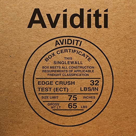 AVIDITI Shipping Boxes Small 18"L x 12"W x 3"H, 25-Pack | Corrugated Cardboard Box for Packing, Moving and Storage