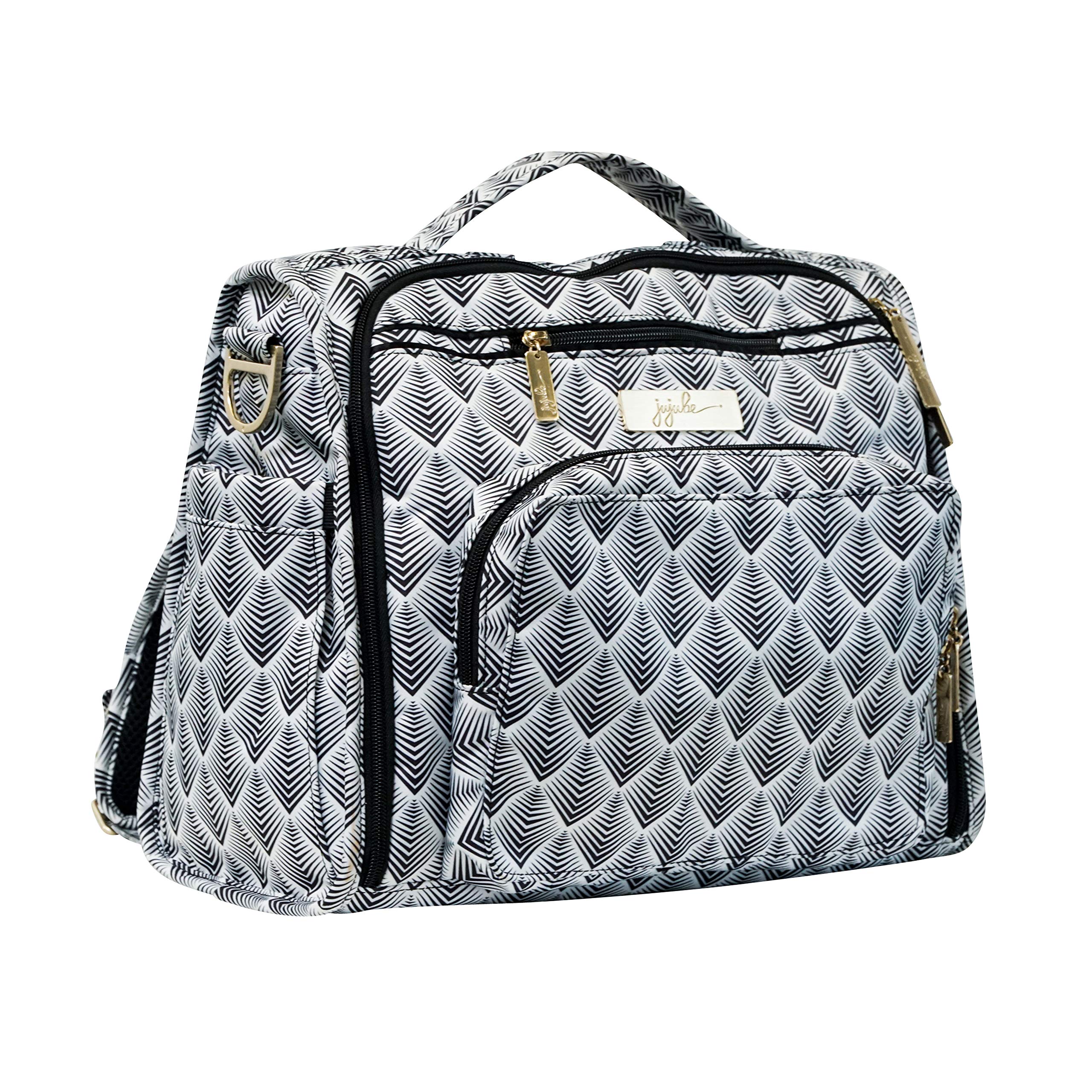 JuJuBe B.F.F Multi-Functional Convertible Diaper Backpack/Messenger Bag, Legacy Collection - The Cleopatra