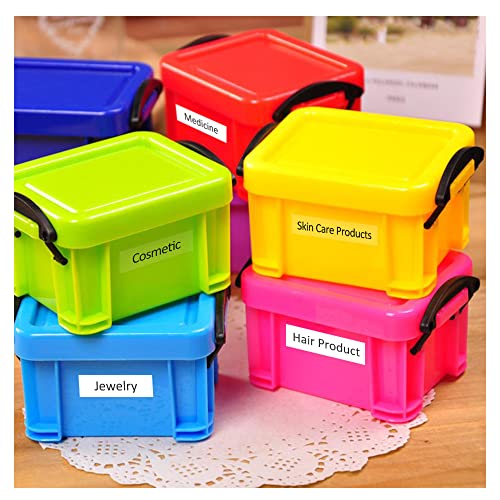 6-Pack Anycolor Compatible with M-K231 Brother P Touch M Tape M-231 MK131 MK431 MK531 MK631 MK731 Label Tape 12mm 0.47 Inch, Work for Brother PT-M95 PT-70BM PT-90 PT-65 PT-45 Label Maker Refills