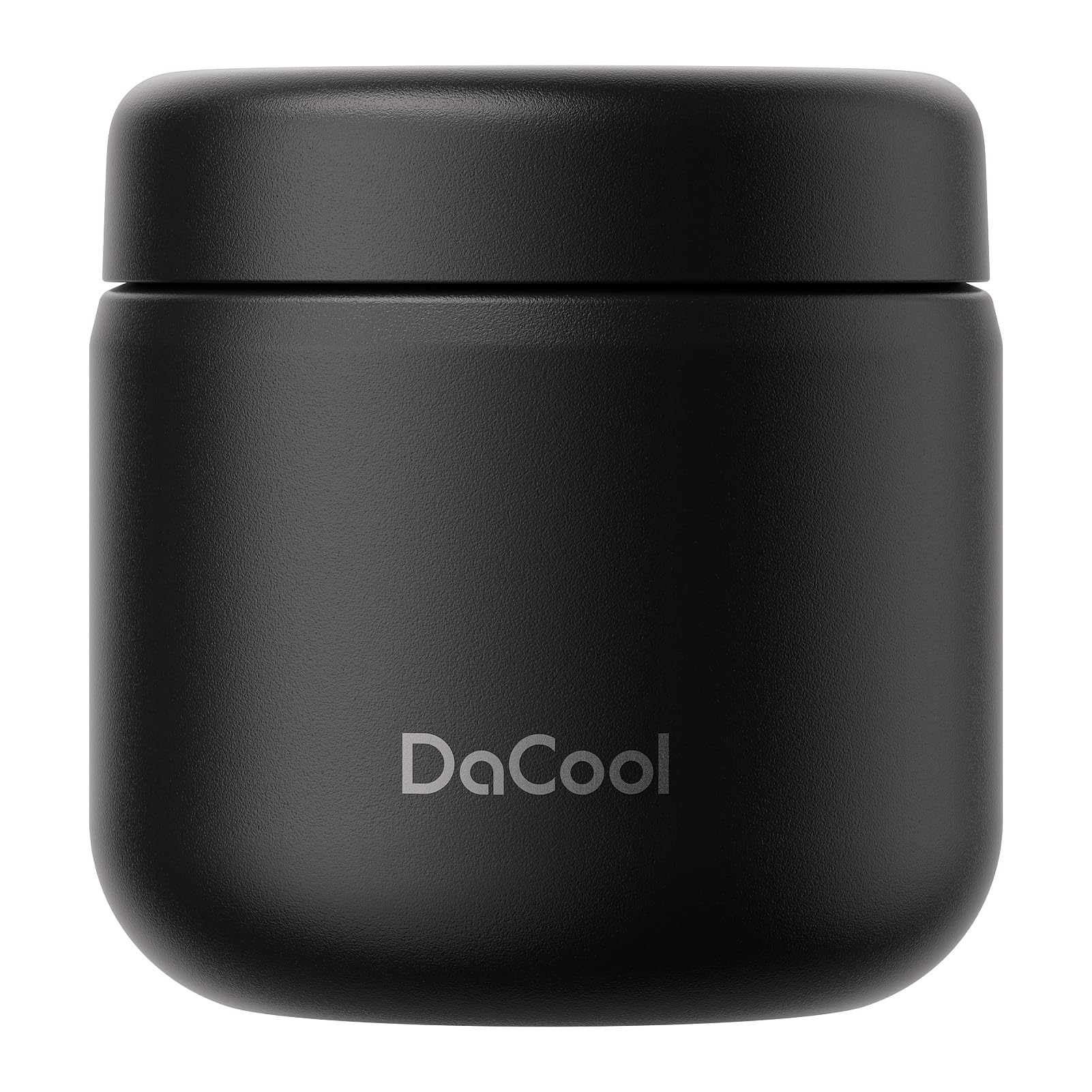 DaCool Insulated Food Jar Adults Food Thermos for Hot Food Lunch Boxes 27 OZ Vacuum Stainless Steel Hot Cold Food Jar for Adults Women Man Wide Mouth for School Office Picnic Travel Outdoors, Black