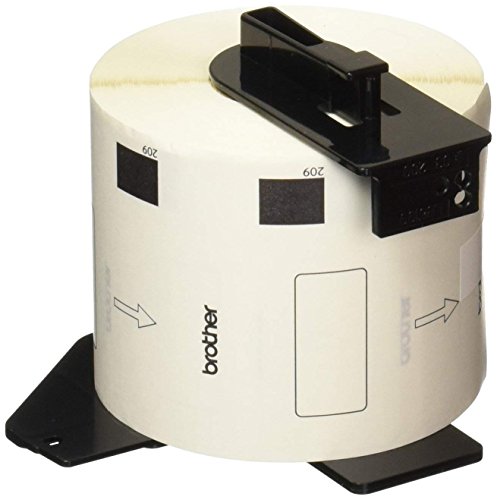 Brother DK-1209 Small Address Labels, White, 2 1/2" x 1 1/2", Roll Of 800