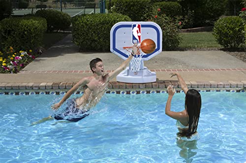 Poolmaster 72900 NBA Logo USA Competition-Style Poolside Basketball Game , White