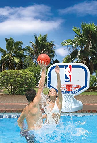 Poolmaster 72900 NBA Logo USA Competition-Style Poolside Basketball Game , White