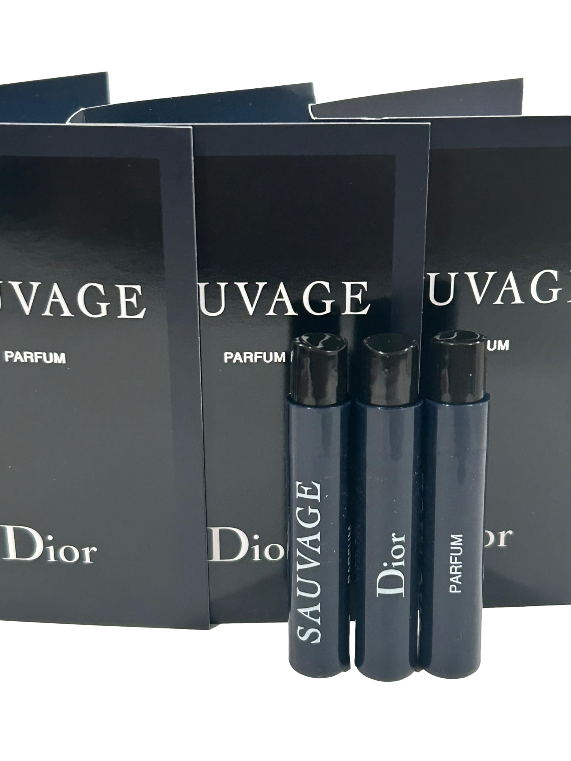 Dior Christian SAUVAGE MEN Sample Perfume PARFUM Vial 1 ml /0.03 oz - 3 PCS