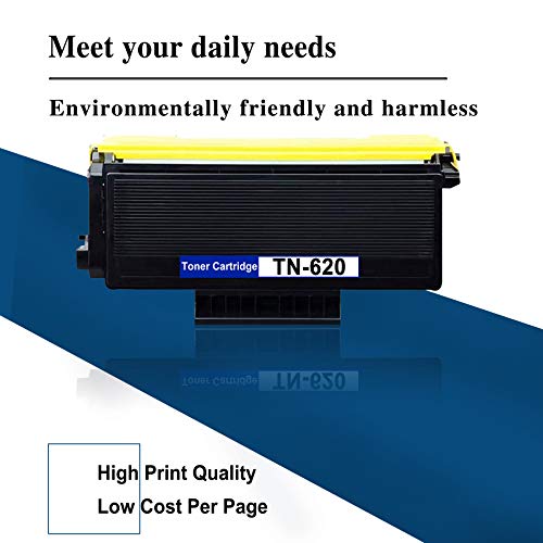 1 Pack TN-620 TN620 Black Toner Cartridge Replacement for Brother MFC-8370 8460N 8470DN 8480DN 8880DN 8660DN 8670DNĀ 8860DN 8870DW 8680DN 8690DN 8890DW DCP-8060 8065DN 8080DN 8085DN Printer.