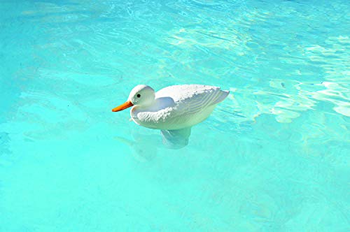 Poolmaster Adjustable Chlorine Dispenser for Swimming Pools and Spas, White Duck