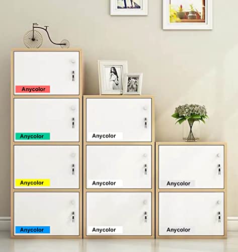 6-Pack Compatible with Brother P Touch TZe TZ Label Tape 12mm 0.47 Laminated (White/Clear/Red/Blue/Yellow/Green) for Ptouch PT-D210 PT-H110 PT-D220 PTD400 PTD410 Label Maker, Anycolor