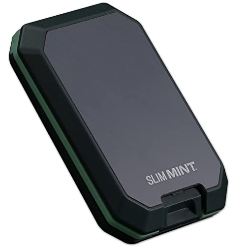 Slim Mint Wallet, Ultra-Thin, RFID-Blocking, AS-SEEN-ON-TV, ID Theft Protection, Easy to Carry, Reach Cards/Cash with the Touch of a Button, Optimizes Space, Aluminum Outer Shell, Crush-Resistant